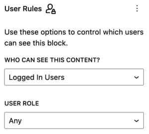 How To Use Block Rules Options - Content Control Plugin